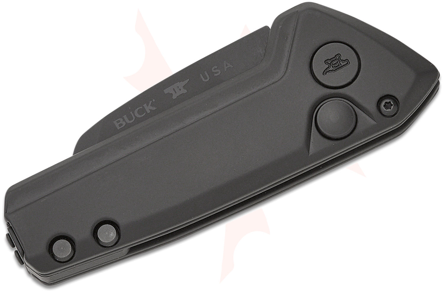 Buck 839 Mini Deploy AUTO Button Lock Folding Knife 1.75" S35VN Black ...