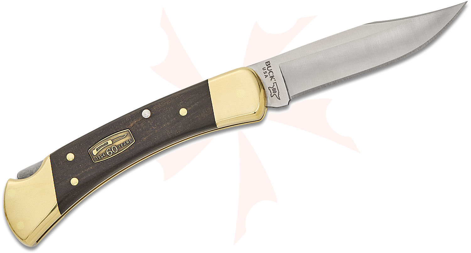 Buck 110 Limited Edition 60th Anniversary Lockback Folding Hunter Knife ...