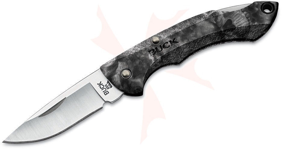Buck 283 Nano Bantam Folding Knife 1-7/8" Blade, Black Reaper Nylon ...