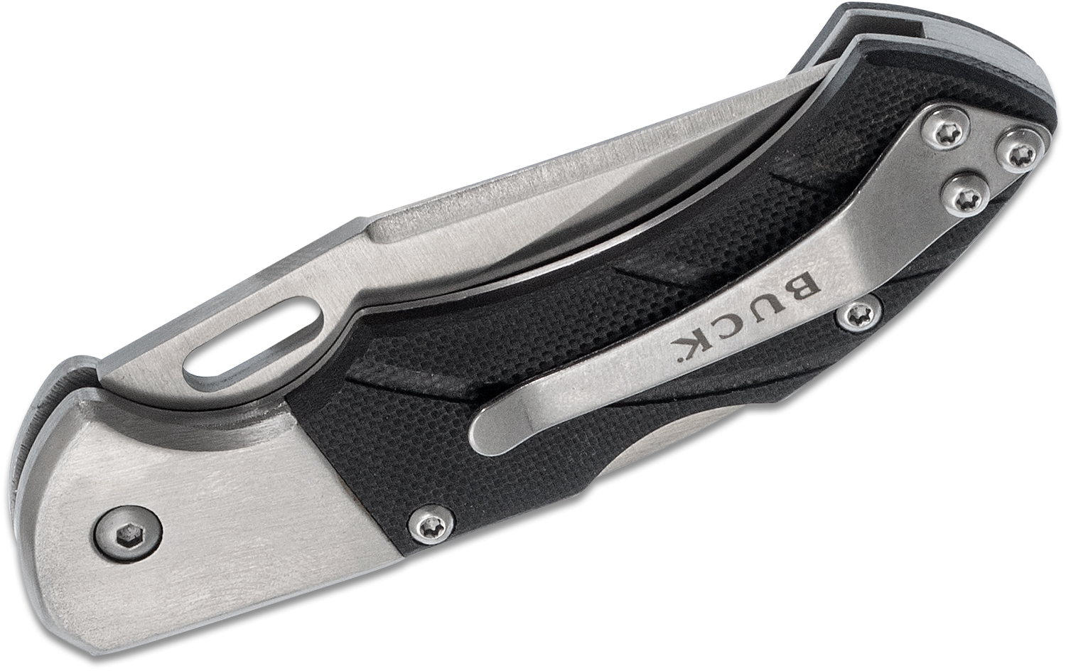 Buck 316 Talus Folding Knife 2-1/2" Combo Blade, G10 Handles (0316BKX ...