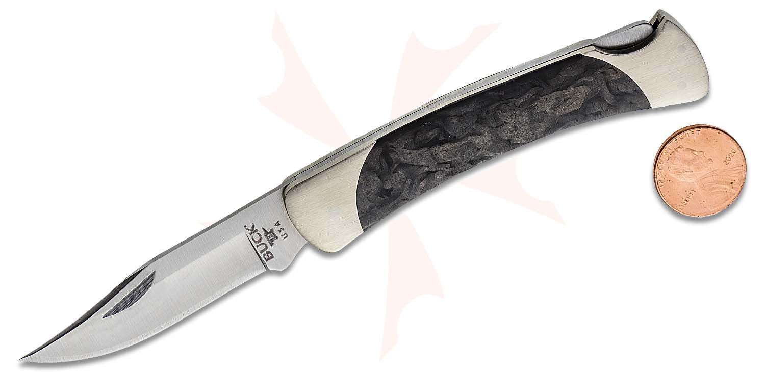 Buck Legacy Collection The 55 Folding Hunter 2.375" S30V Plain Blade ...