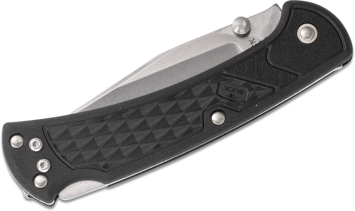 Buck 112 Slim Ranger Select Folding Knife 3" Plain Blade, Black GFN ...