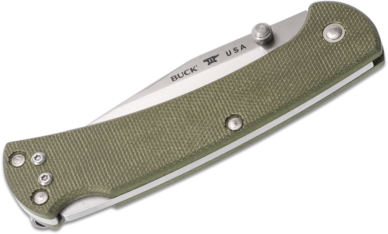 Buck 112 Slim Ranger Pro Folding Knife 3" S30V Plain Blade, Green ...