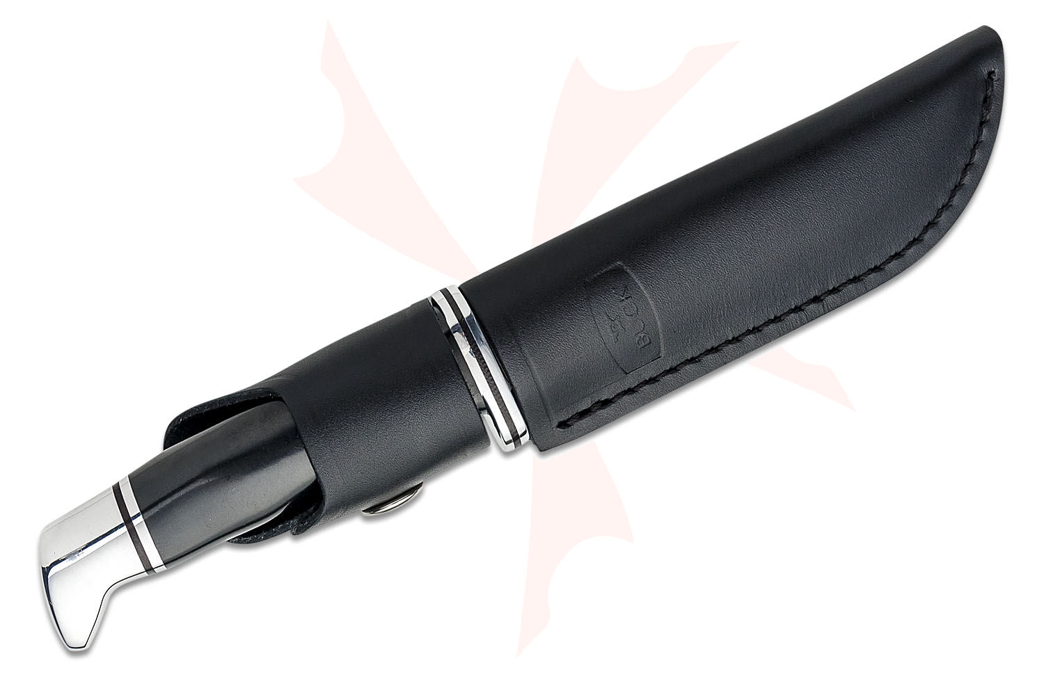 Buck 117 Brahma Fixed Blade Knife 4.5" 420HC Satin Clip Point, Black ...