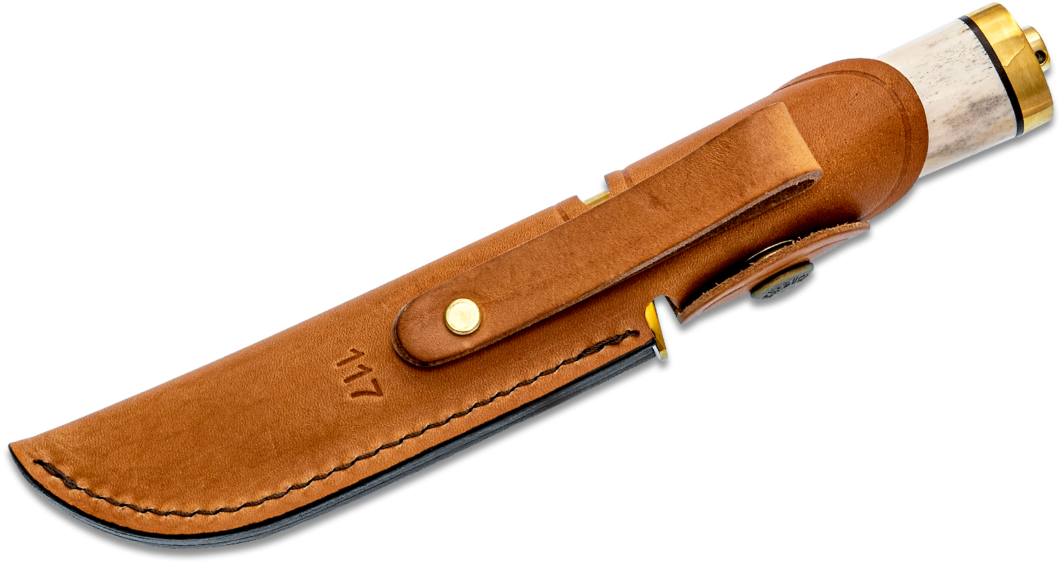 Buck 117 Legacy Collection Spike Fixed 4.5" Clip Point Blade, Micarata ...