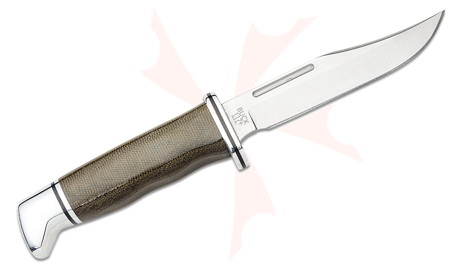 Buck 117 Brahma Pro Fixed Blade Knife 4.5" S35VN Satin Clip Point ...