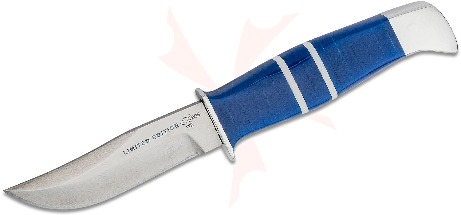 Buck 212 Legacy Collection Ranger Fixed 3.625" Satin Plain Blade, Blue ...