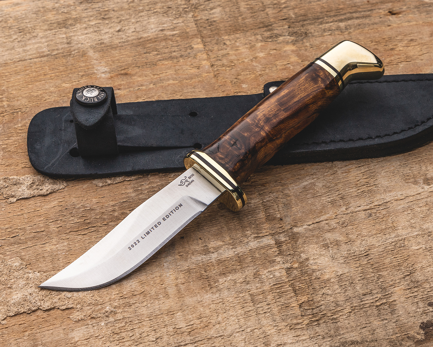 Buck 212 Legacy Collection Ranger Fixed 3.625" S45VN Satin Plain Blade ...