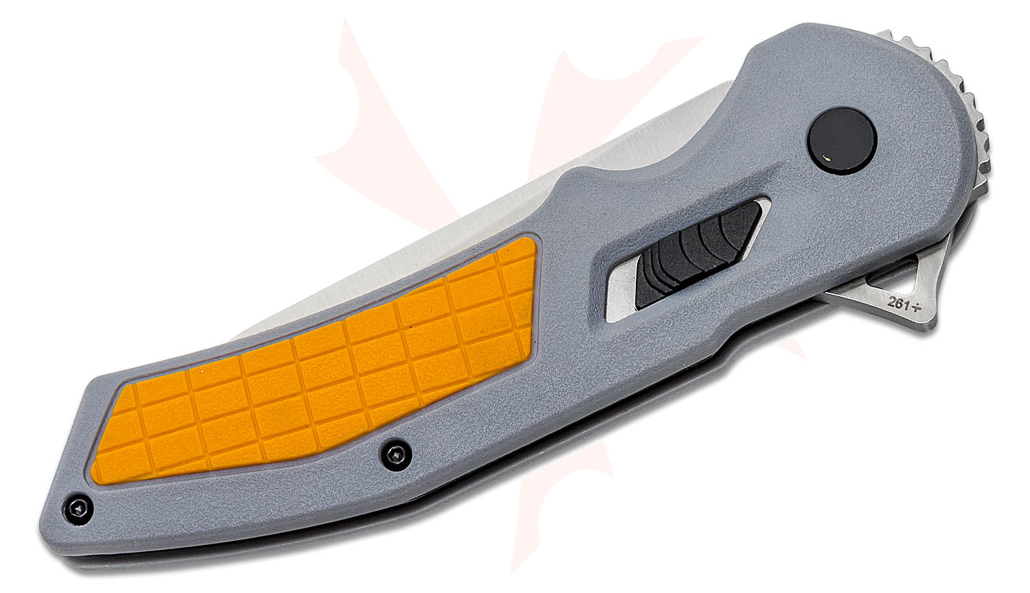Buck 261 Hexam Flipper Knife 3.33" Satin Drop Point Blade, Injection ...
