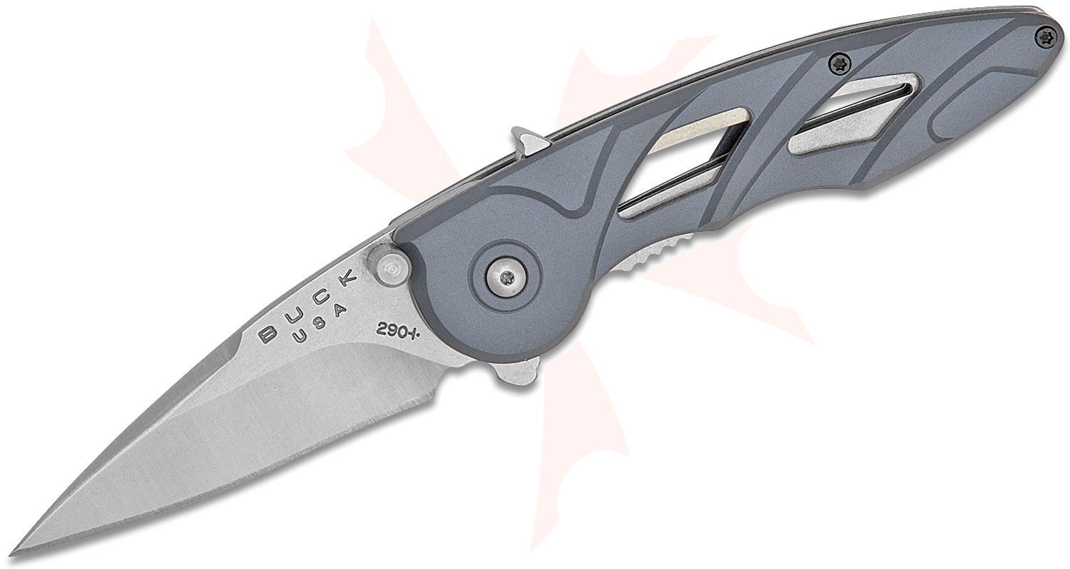Buck 290 Rush Assisted 2-1/2" Blade, Blue Aluminum Handles (0290BLS1 ...