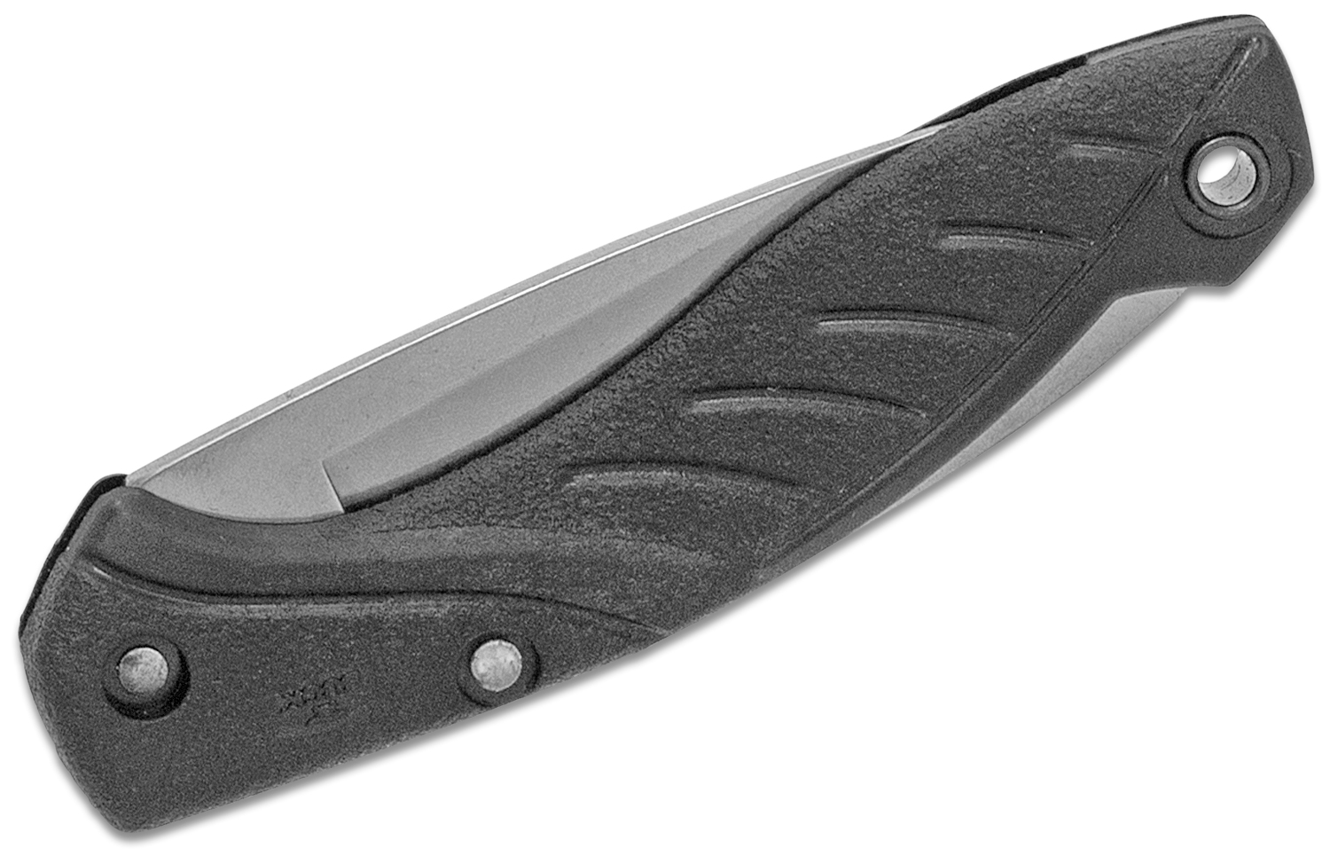 Buck 363 Nano Rival Folding Knife 1.875" Plain Blade, Black Injection ...