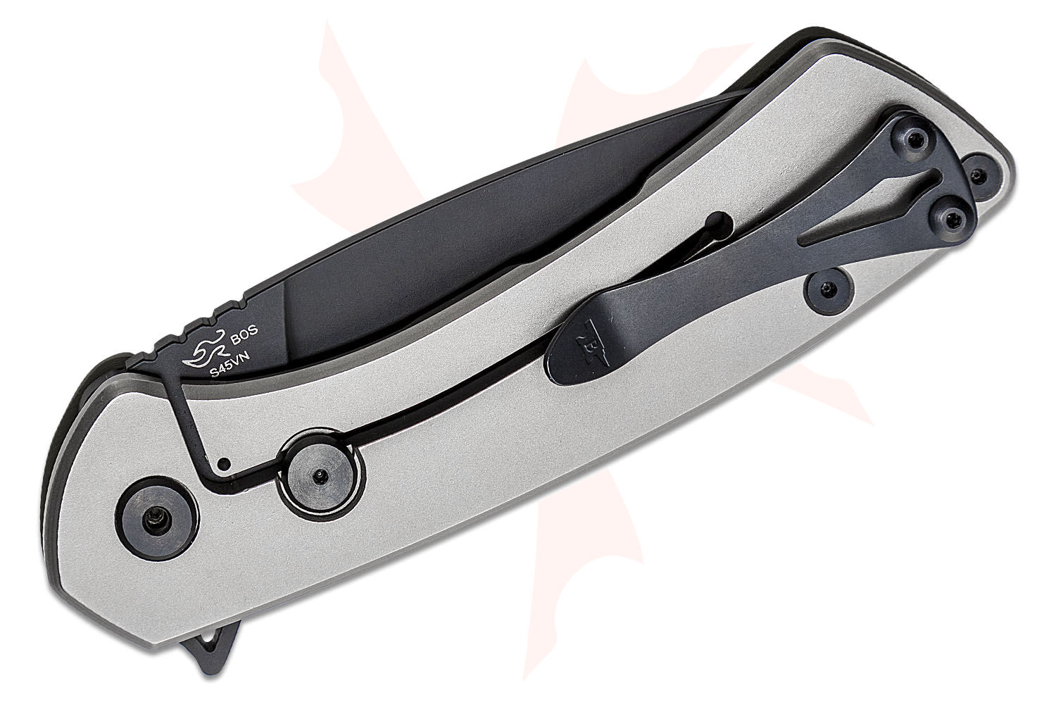 Buck 040 Onset Flipper Knife 3.325" S45VN Black Cerakote Drop Point Blade, OD Green G10 Handles ...