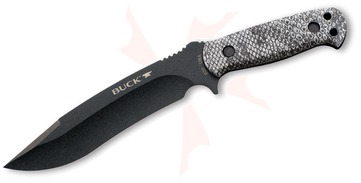 Buck 620 Reaper Fixed 6-3/4" Blade, Viper Snakeskin Handles ...