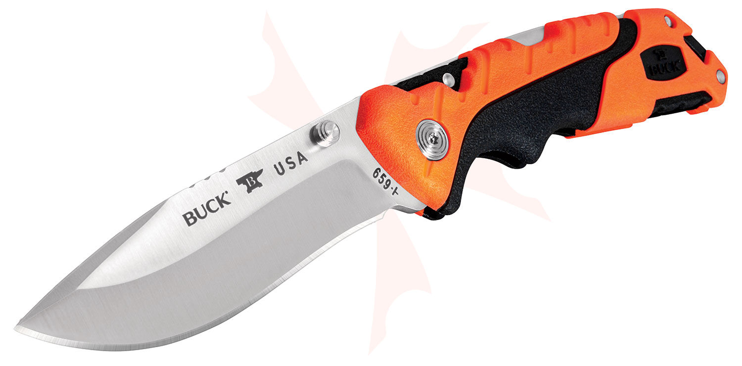 Buck 659 Large Pursuit Pro Folding Knife 3.625" S35VN Stainless Steel ...