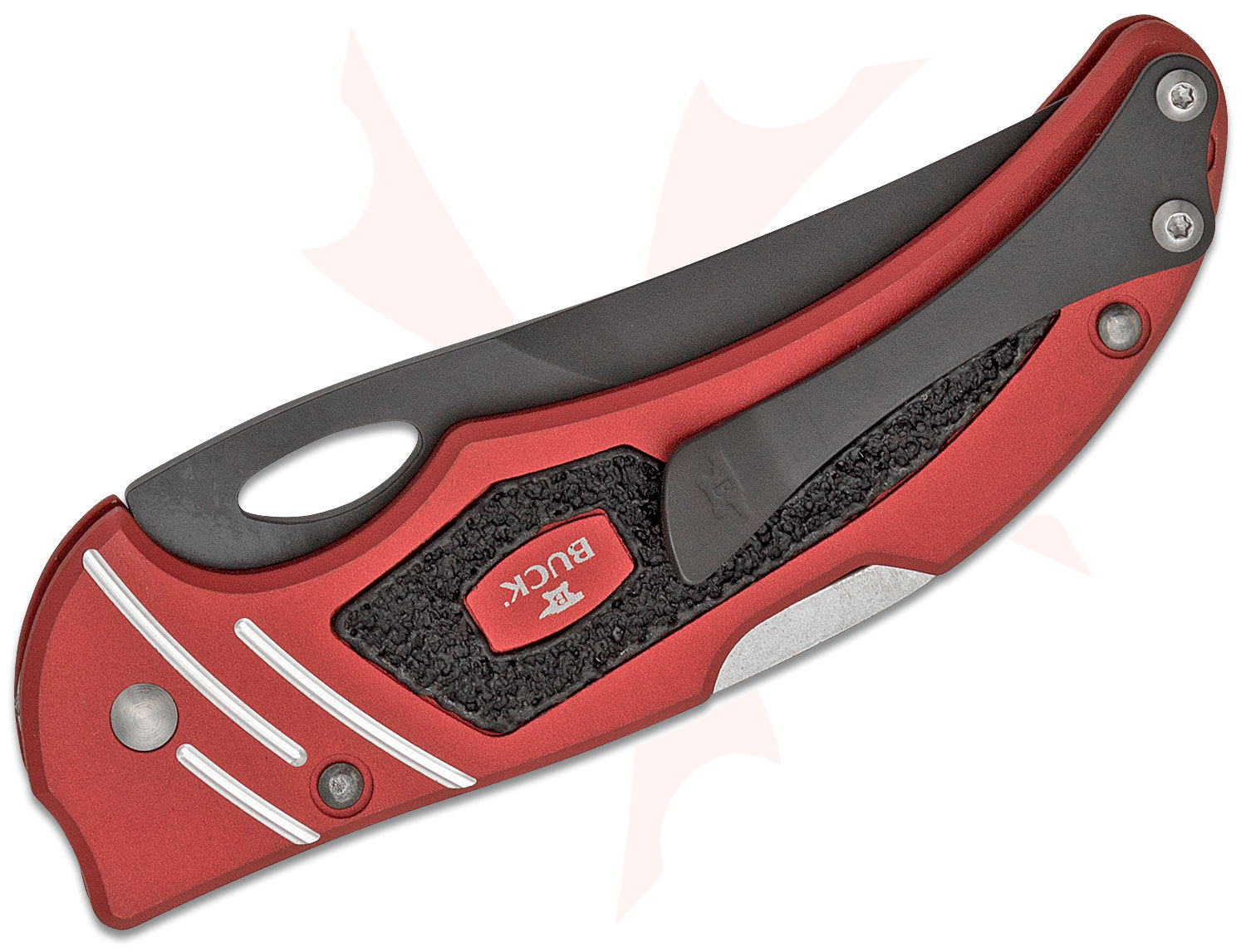 Buck 710 Volt Folding Knife 3.25" Black Cerakote Coated 420HC Skinner ...