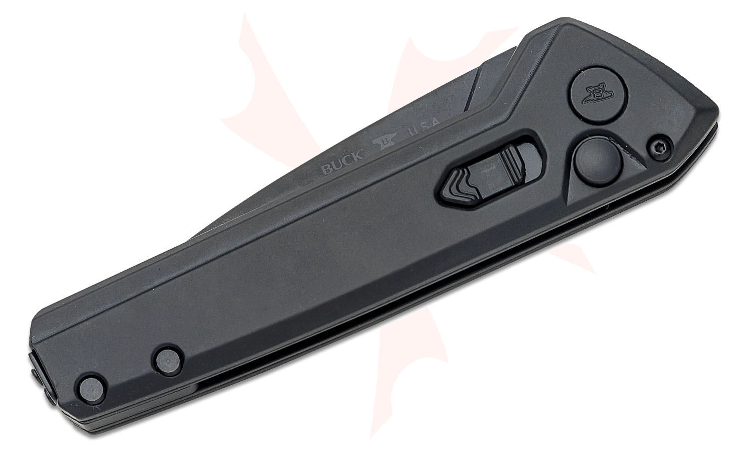 Buck 838 Deploy AUTO Folding Knife 3.25" S35VN Armor Black Cerakote ...