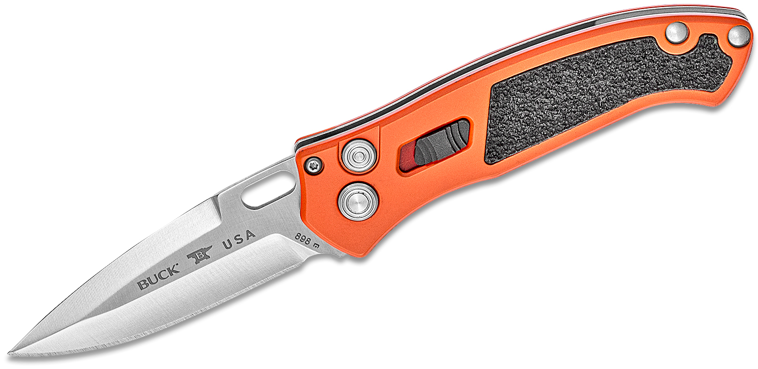 Buck 898 Impact AUTO Folding Knife 3.125" S30V Satin Plain Blade ...