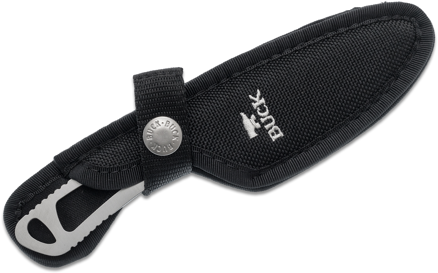 Buck 135 Paklite Caper Caping Knife 2.5" Satin Blade, Black Nylon ...