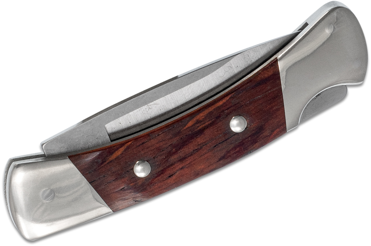 Buck 505 Knight Folding Knife 1-7/8" Satin Blade, Rosewood Dymondwood ...