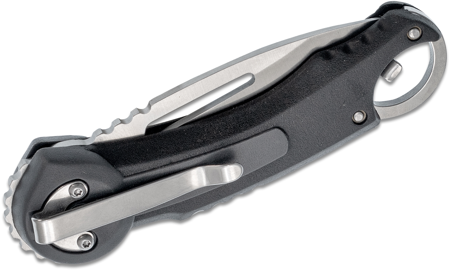 Buck 750 Knives Redpoint Black Handle 2.75" Combo Edge and Bottle ...