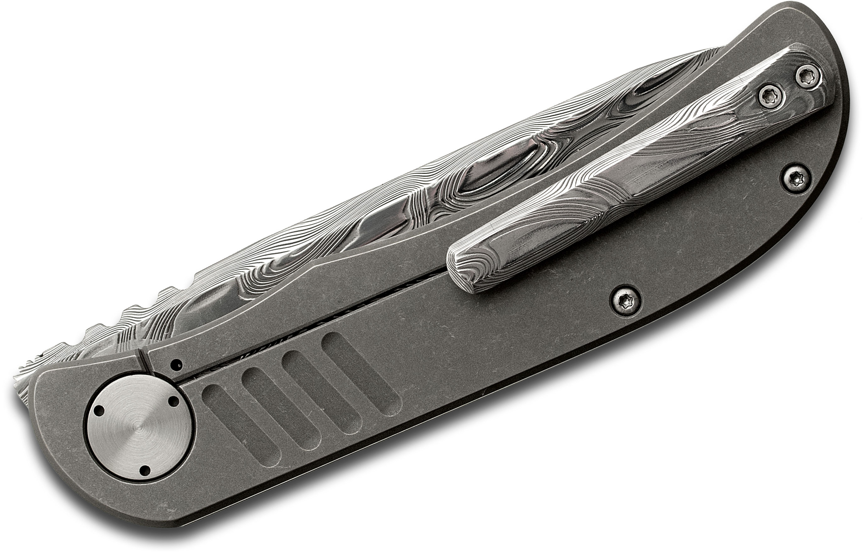 Trevor Burger Custom Large EXK Frame Lock Front Flipper 3.3" Twist ...