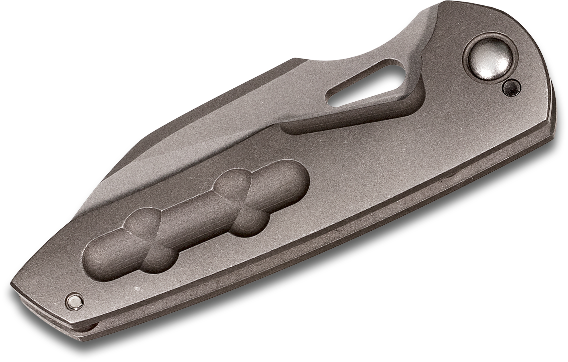 Blackstone Valley Knifeworks Custom Crow Folding Knife 3" Stonewashed ...