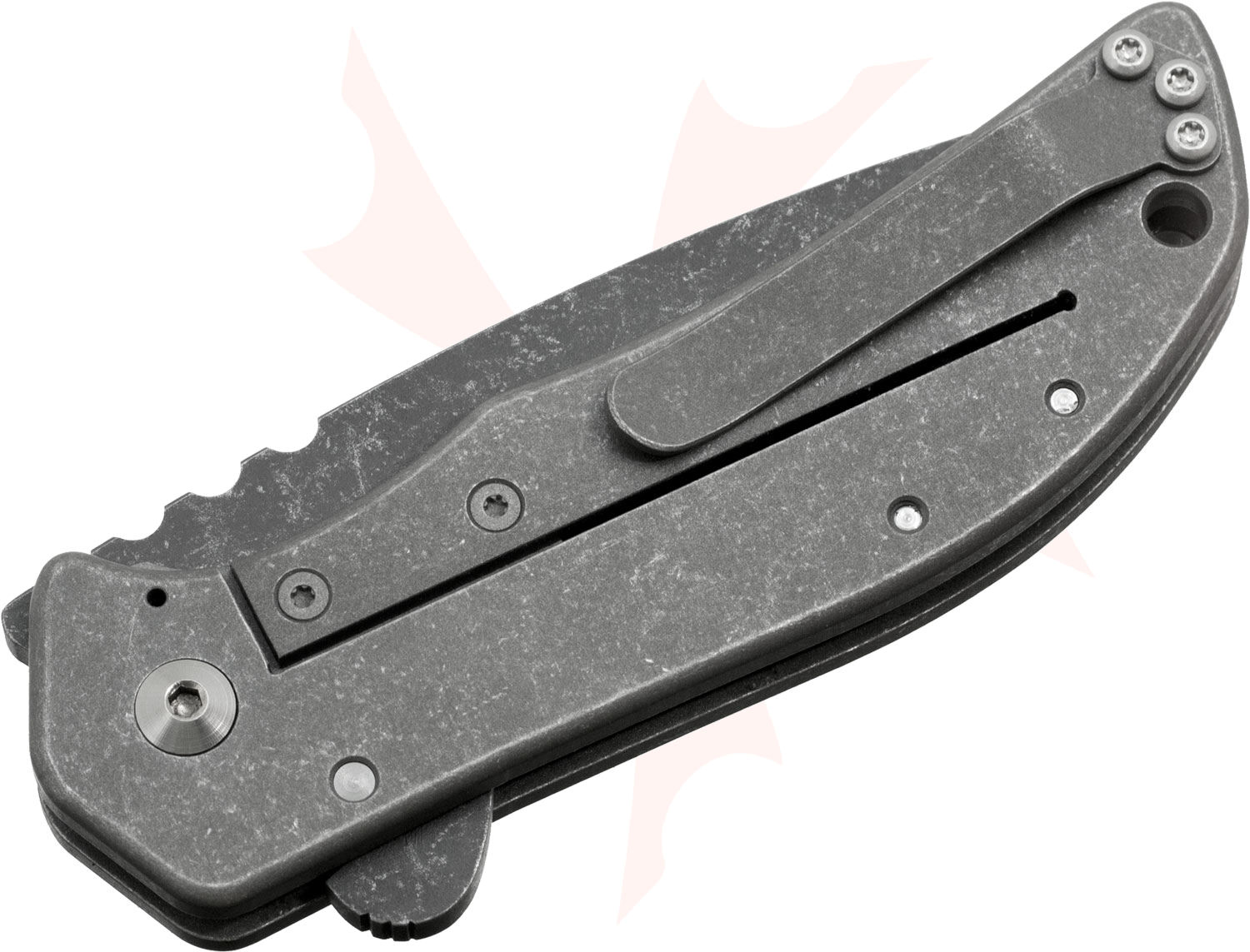 Calavera Cutlery Custom El Patron Flipper 3.25" CTS-PD1 Black ...