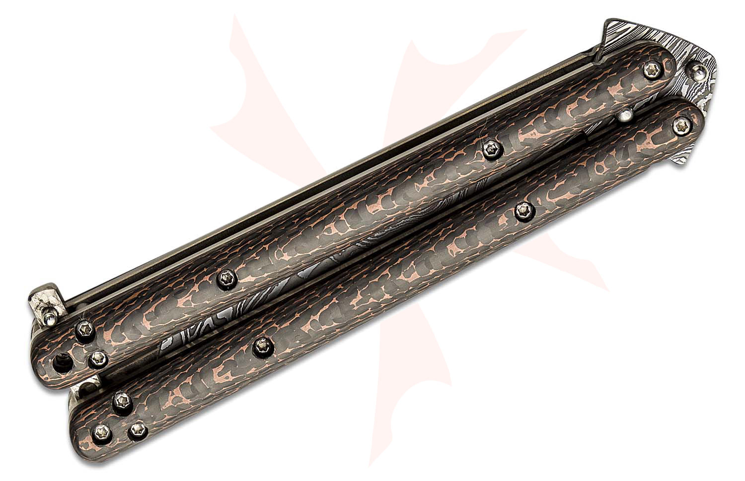 Craig Camerer Custom Balisong Butterfly Knife 4.625" Camerer 1080/15N20 ...