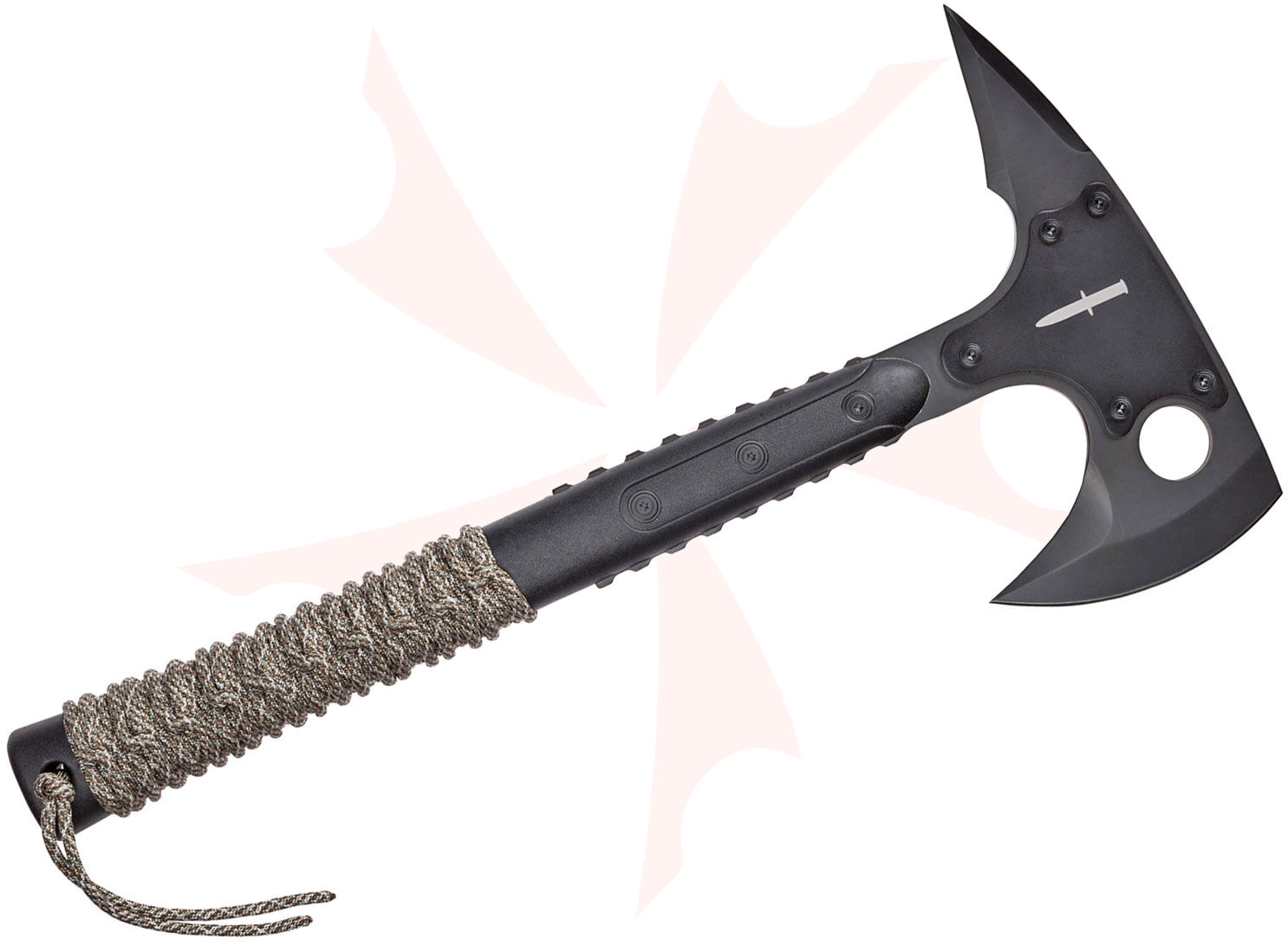 Camillus 19150 Sin Tomahawk 15" Overall, GFN Handle with Paracord Wrap ...