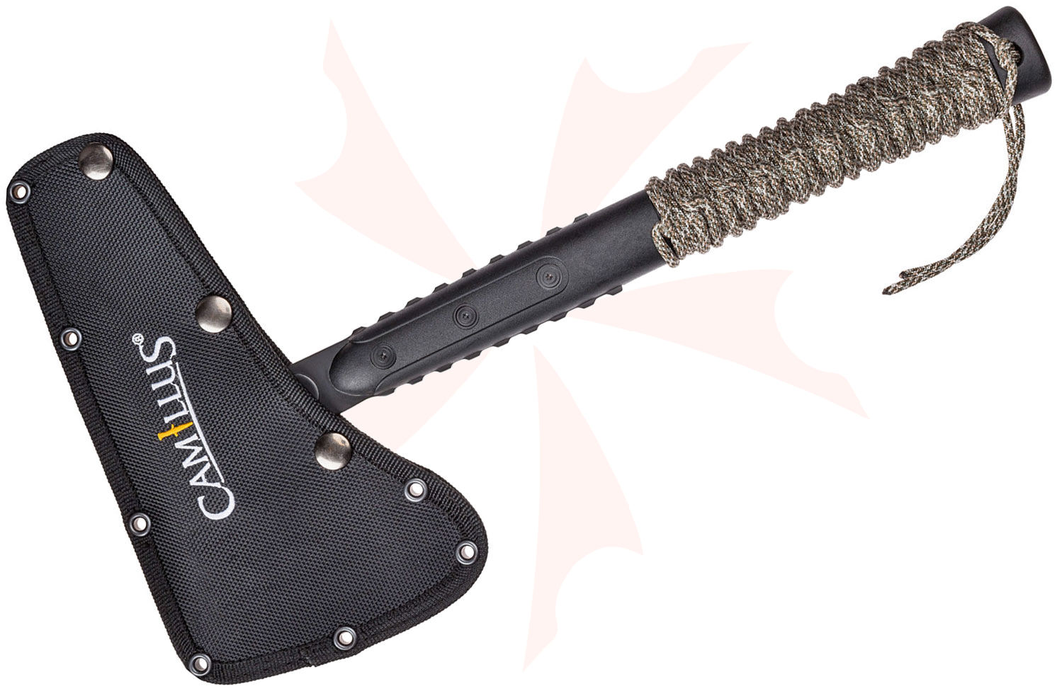 Camillus 19150 Sin Tomahawk 15" Overall, GFN Handle with Paracord Wrap ...