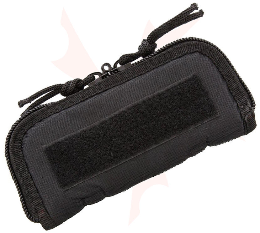 Carry All Heavy Duty Cordura Zipper Knife Pouch 7", Black, Velcro Strip ...