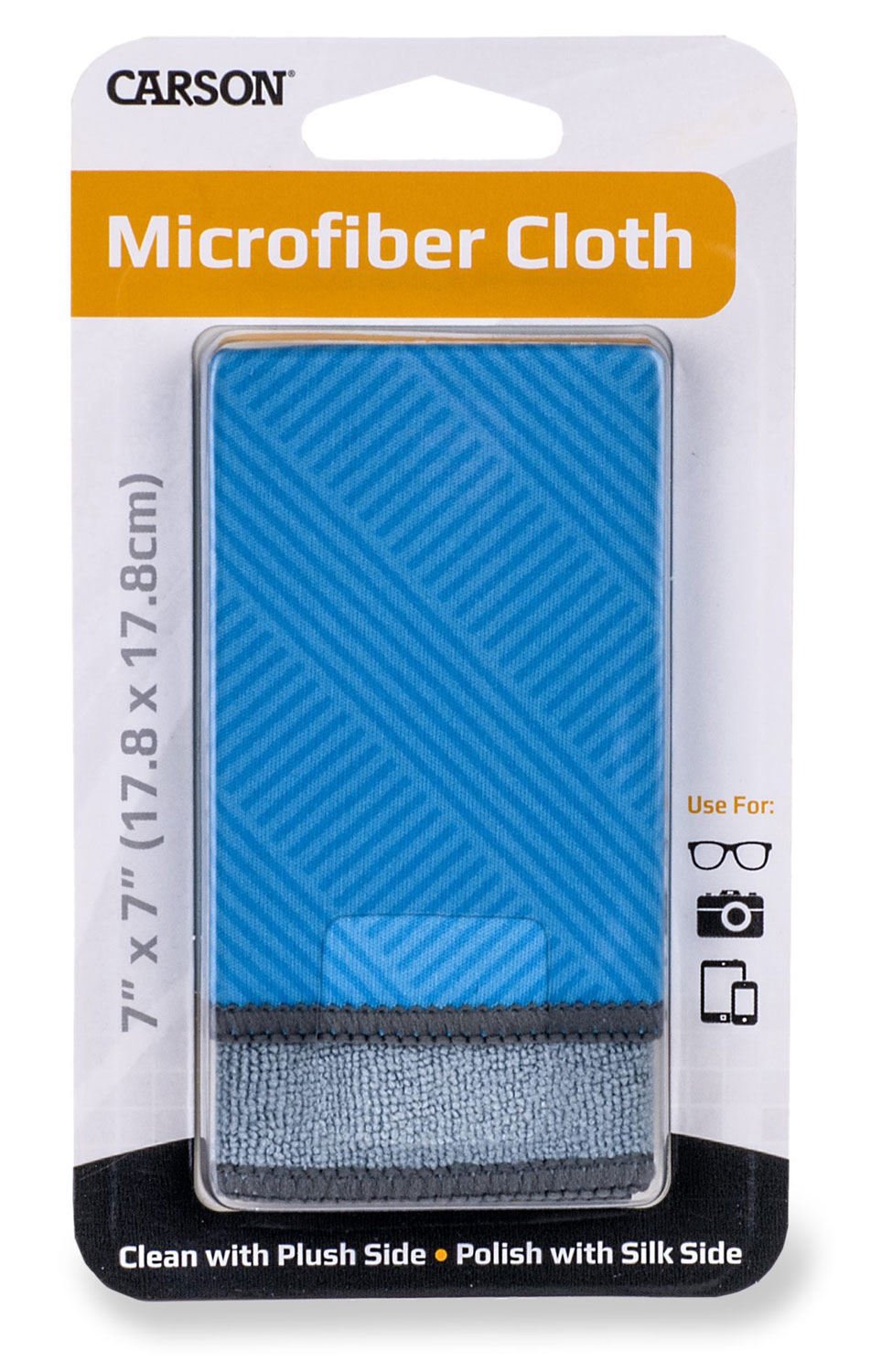 Carson Optical MF-11(06) Double Sided Cleaning Cloth (Colors Will Vary) - KnifeCenter