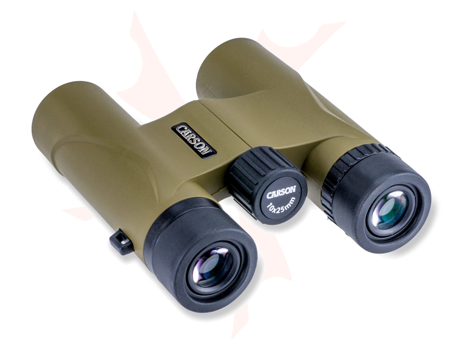 Carson Optical HW-025 Stinger 10x25mm Compact and Lightweight Binoculars - KnifeCenter