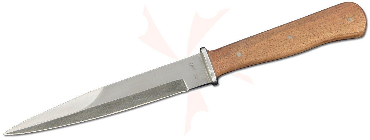 Cas Hanwei German Trench Knife 6" 1566 Carbon Steel Spear Point Blade ...