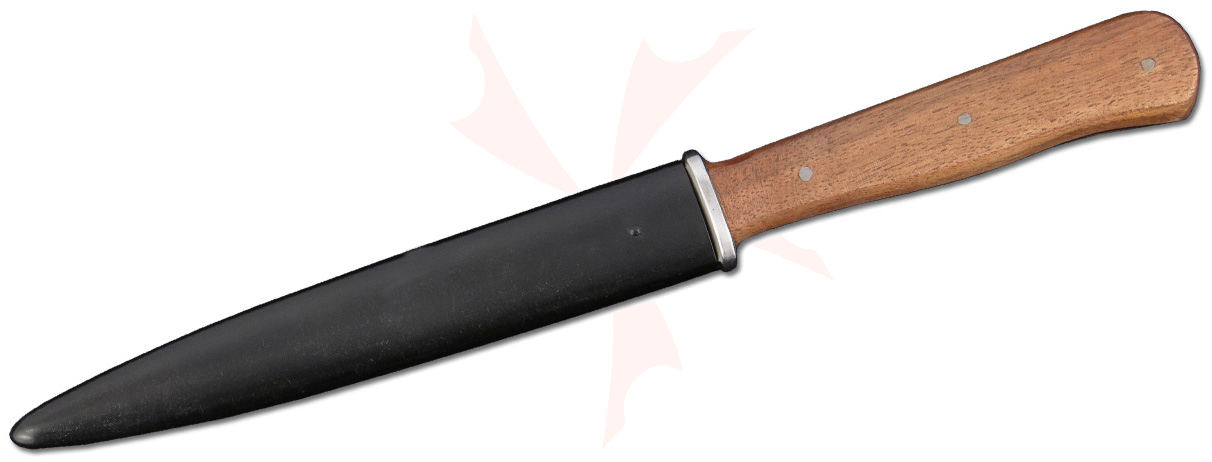 Cas Hanwei German Trench Knife 6" 1566 Carbon Steel Spear Point Blade ...