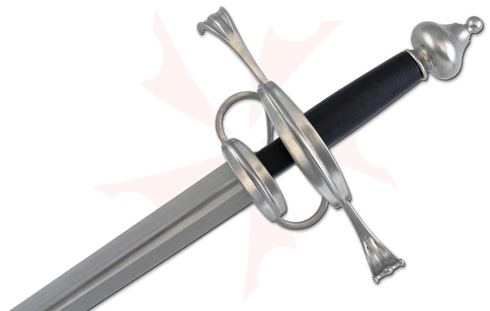 Cas Iberia Kingston Arms Spada Da Lato Side Sword 41" Overall, Leather ...