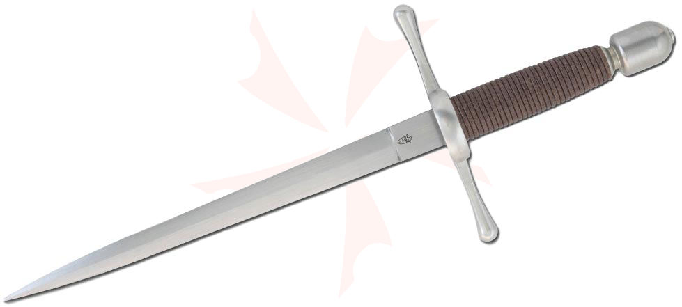 Kingston Arms Main Gauche Dagger 11" High Carbon Steel Blade, Cord ...