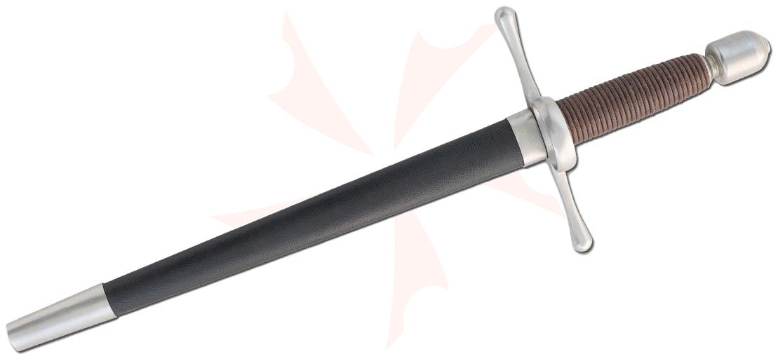 Kingston Arms Main Gauche Dagger 11" High Carbon Steel Blade, Cord ...