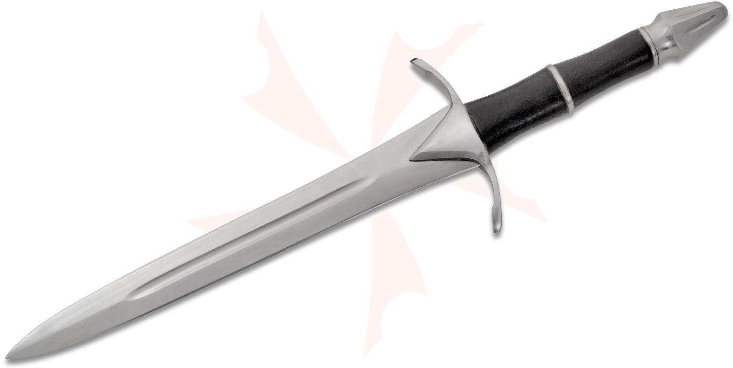 Legacy Arms Ranger Dagger 10" Double Edge Blade, Leather Wrapped Wood ...