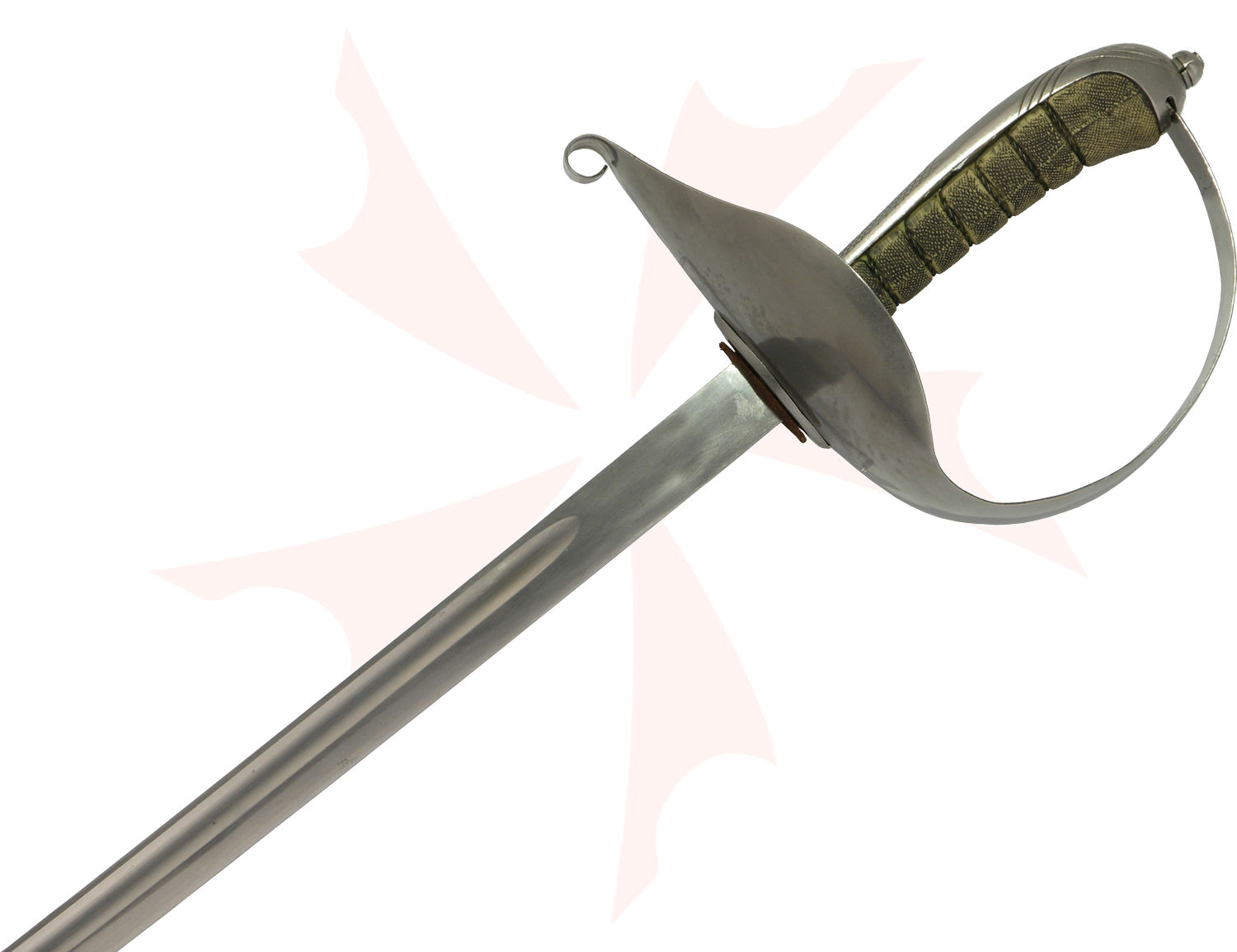 CAS Hanwei Hutton Sabre Dueling Sabre High-Carbon Flex-Tempered Blade ...