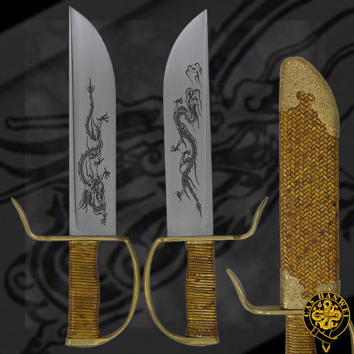 Butterfly Swords (Rattan) Authentic Design - KnifeCenter - CISH2293 ...