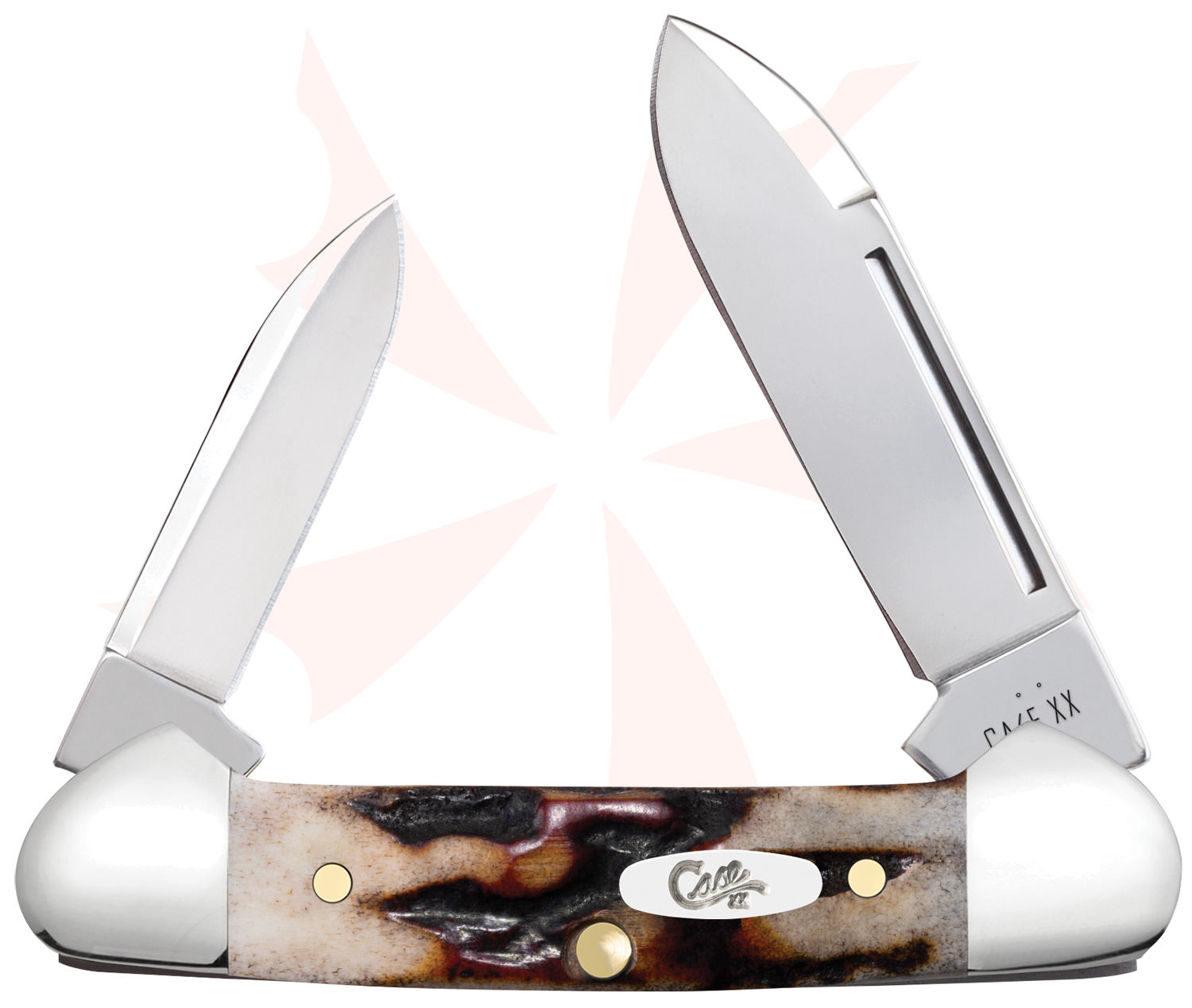 Case Red Stag Baby Butterbean Pocket Knife 2.75" Closed (R52132 SS ...