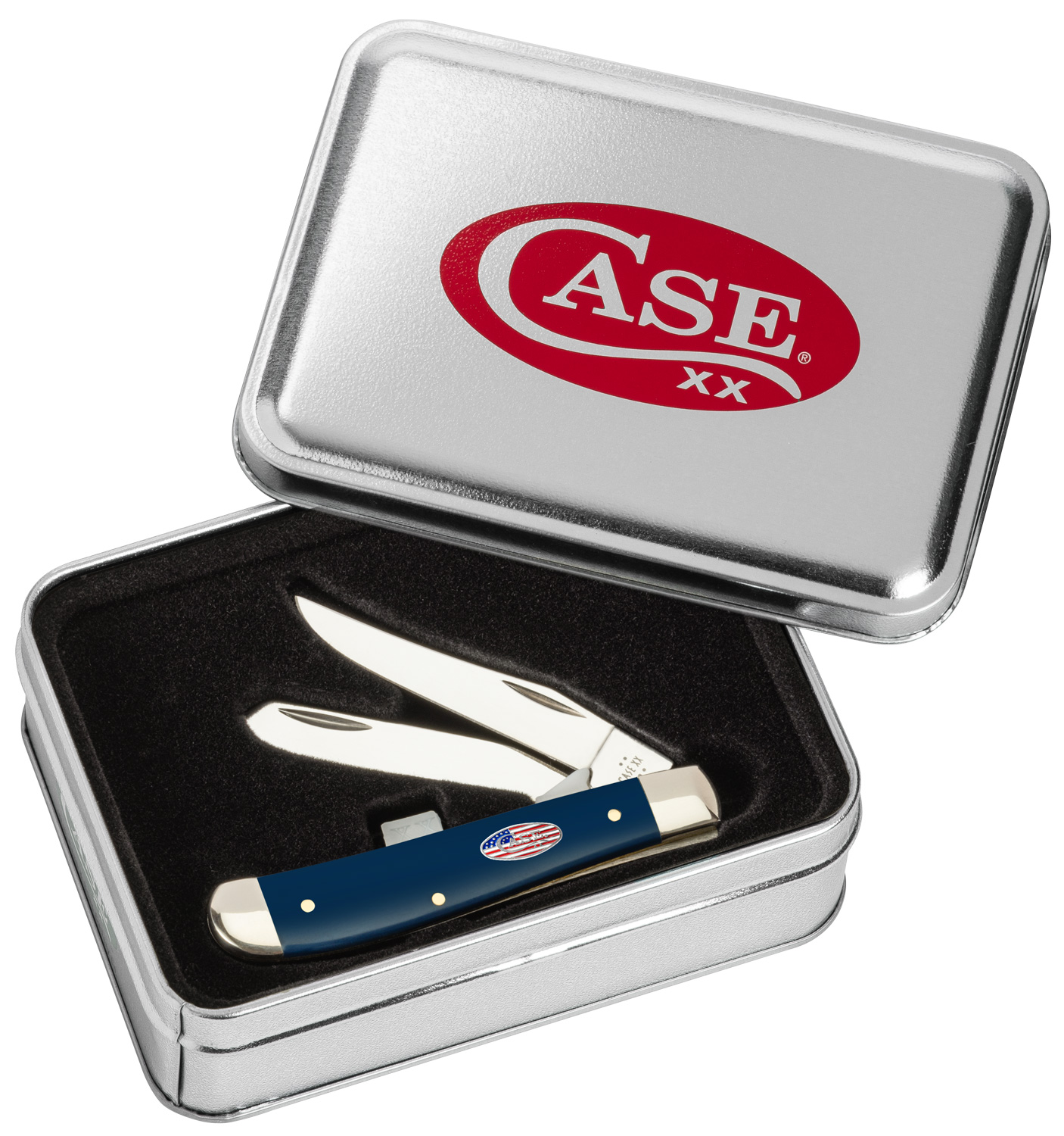 Case 2025 SHOT Show Exclusive American Smooth Navy Blue Synthetic Mini ...