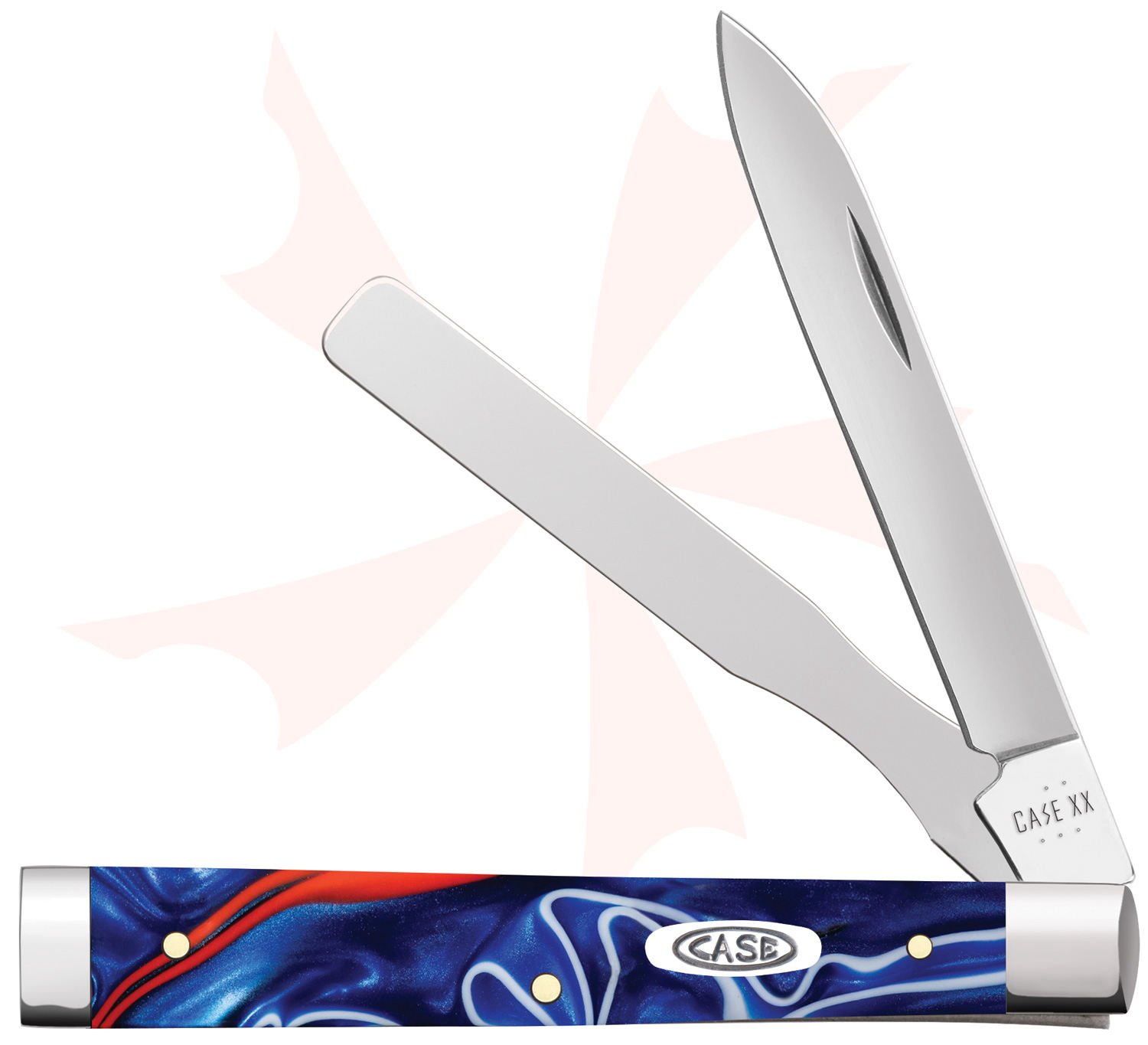 Case Kirinite Patriot Baby Doc Pocket Knife 2.88" Closed (10282SP SS ...