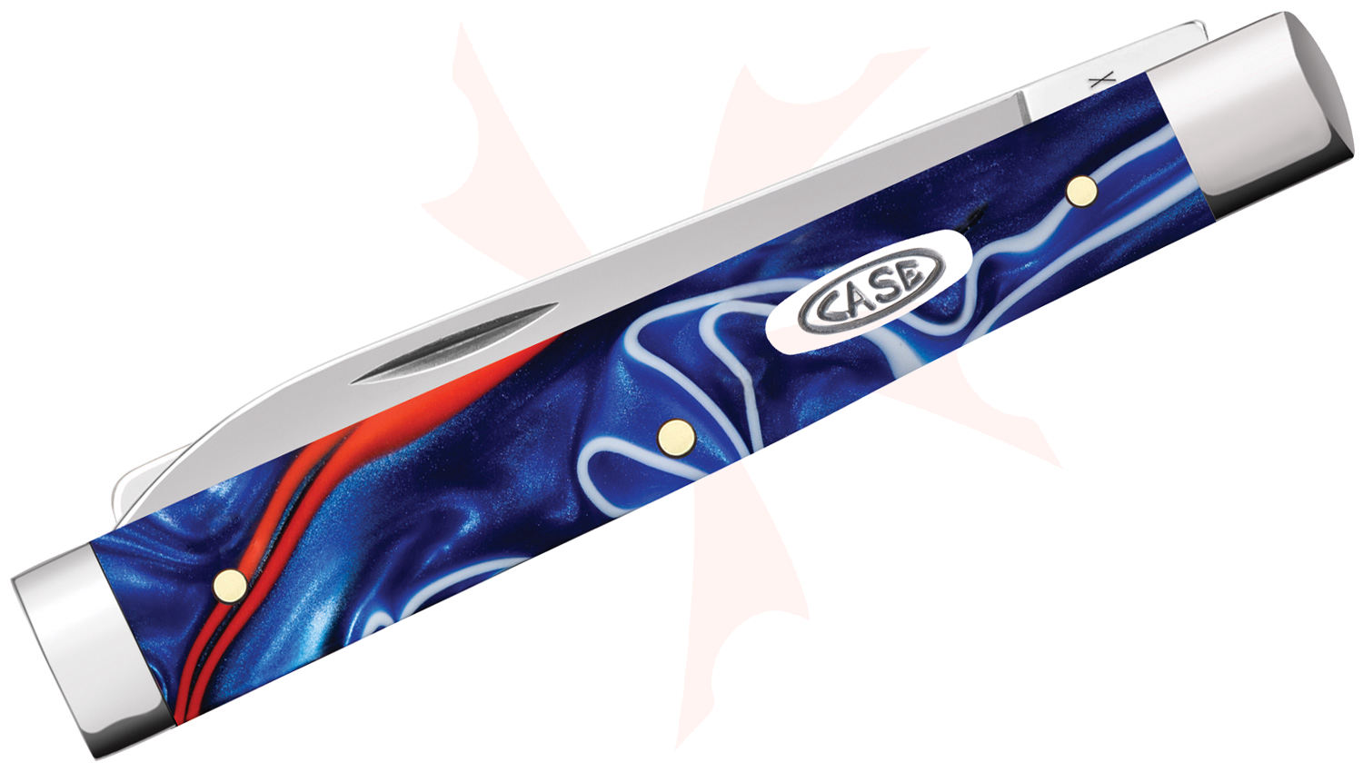 Case Kirinite Patriot Baby Doc Pocket Knife 2.88" Closed (10282SP SS ...