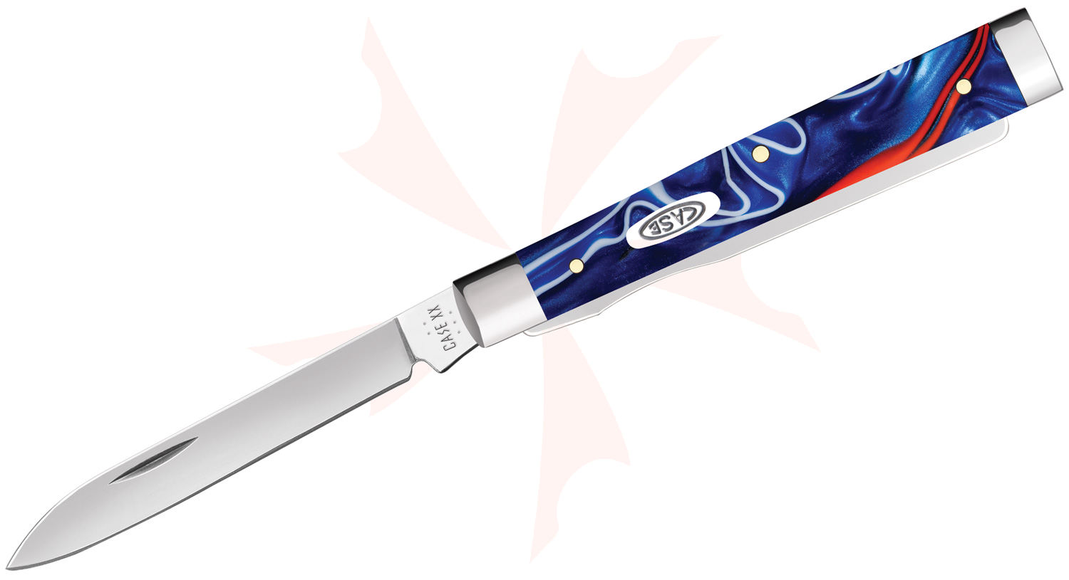 Case Kirinite Patriot Baby Doc Pocket Knife 2.88" Closed (10282SP SS ...
