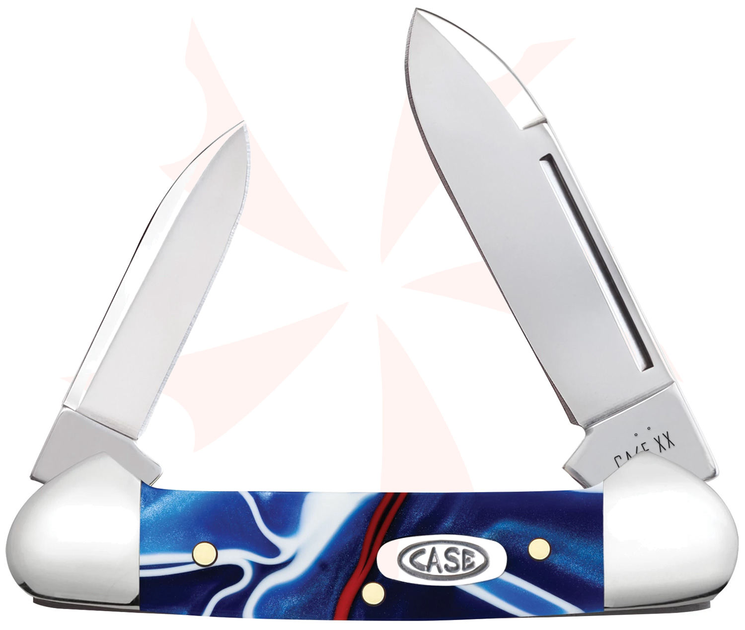 Case Kirinite Patriot Baby Butterbean Pocket Knife 2.75" Closed (102132 ...