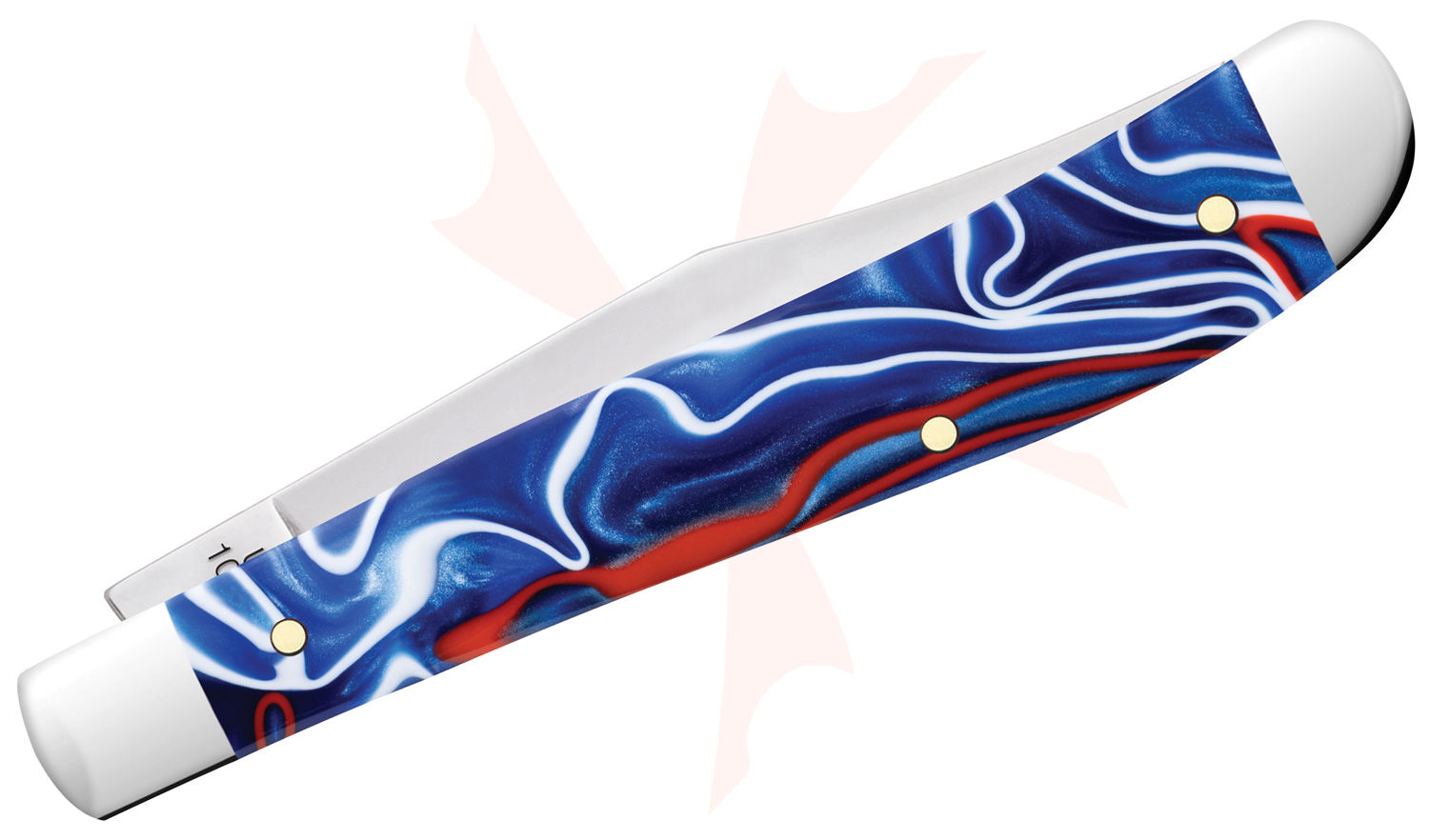 Case Kirinite Patriot Slimline Trapper Pocket Knife 4.13" Closed ...
