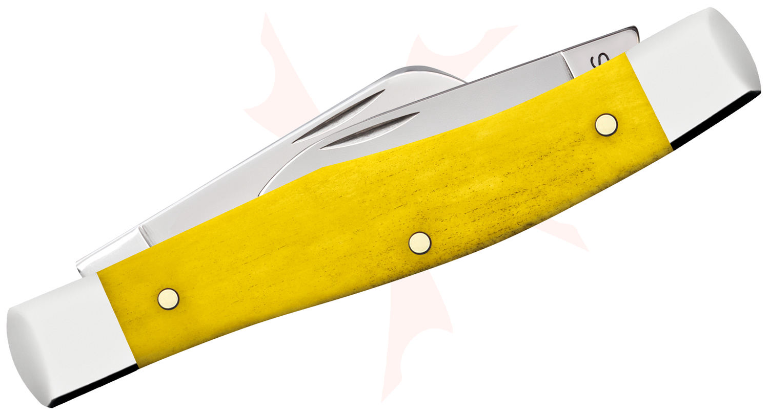 Case Smooth Yellow Bone Medium Stockman Pocket Knife 3.63" Closed ...