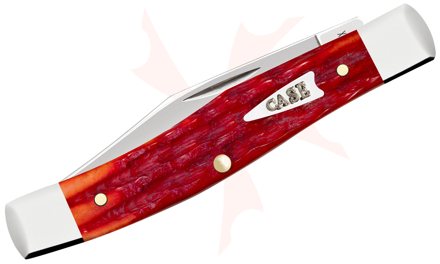Case Kinfolks Jig Indian Paint Brush Bone Medium Stockman Pocket Knife ...